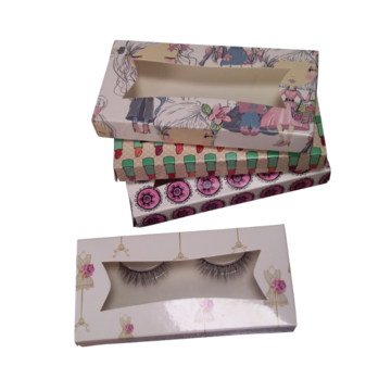Buy Wholesale China Custom Luxury Gold Glitter Clear Eyelash Box ...