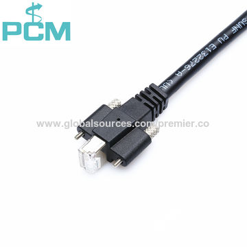 Gigabit Ethernet Cables RJ45 Vertical/ Horizontal w/Thumbscrews, RJ45 ...