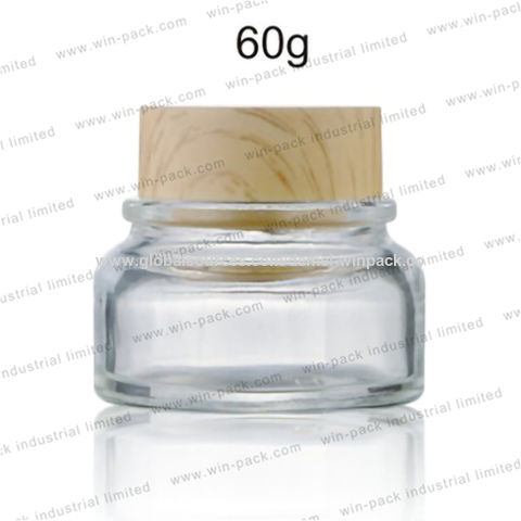 Buy Wholesale China Winpack Luxury Clear Glass 60g Cream Jar For ...
