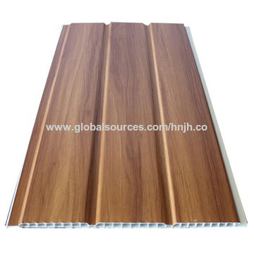 Buy Wholesale China Wood Color Pvc Ceiling Wall Panel With Two Groove ...