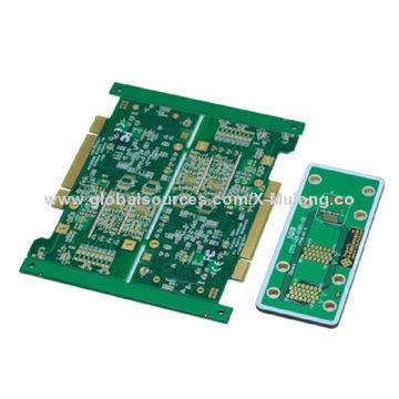 Multilayer Printed Circuit Prototype Board PCB Factory, Gold finger ...