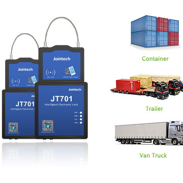 NFC RFID SMS Digital GPS Container Cargo security Padlock tracker, GPS ...