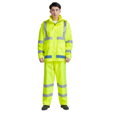Buy Wholesale China High Quality Reflective Police Raincoat Rainwear ...