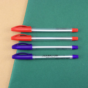 Buy Wholesale China Custom Logo Promotional Plastic Ink Pen & Plastic ...