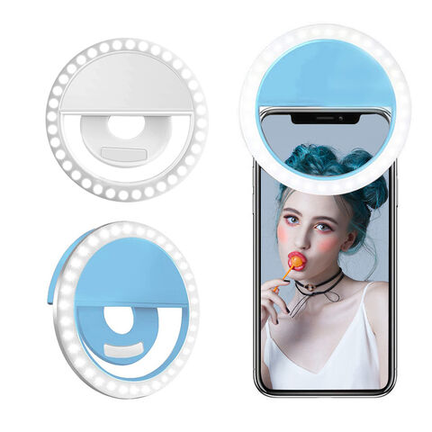 2020 Custom Selfie Ring Light For Mobile Phone Rechargeable Camera Mini ...