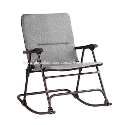 Buy Wholesale China Padded Foldable Rocking Chair With Safety Lock ...