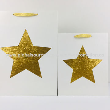 Buy Wholesale China Paper Gift Bag With Yellow Star Design & Paper Bag ...