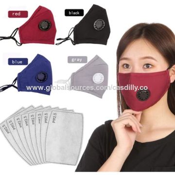 China Reusable Dust Mouth Cover Cotton Comfy Breathable Material on ...