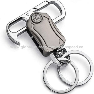 Buy Wholesale China Double Ring Key Ring With Gyroscope,heavy Duty Key ...