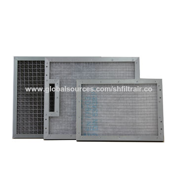 Aluminum alloy frame G3,G4 Return Air Filter Mesh for air conditioning ...