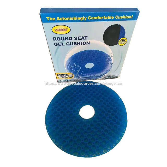 New Honeycomb Design Egg Sitter Round Gel Seat Cushion Soft TPE Chair ...