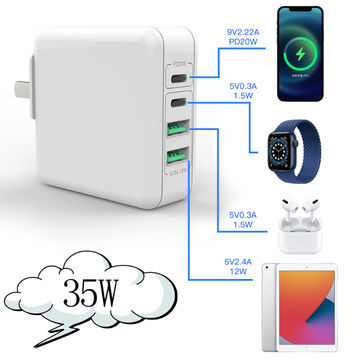 Buy Wholesale China 35w Pd Quick Charge Multi Usb Mobile Phone Wall ...