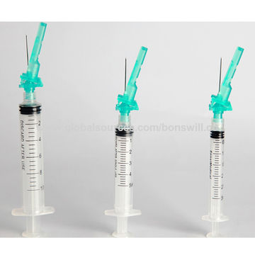 FDA 510K ISO CE Safety Auto Destruct sterile syringe with needle Luer ...