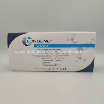 Clungene antigen rapid Test Kit (short nose swab) antigen testing kit ...