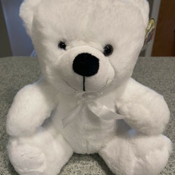 Buy Wholesale Japan 9" White Plush Teddy Bear Stuffed Animal Toy Gift New & 9" White Plush Teddy ...