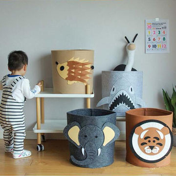 Buy Wholesale China Household Fashion Handmade Felt Toy Storage Animal ...