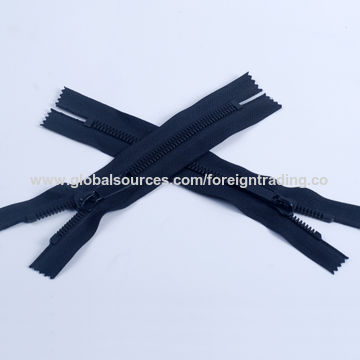New design 8# Derlin Thin Teeth Plastic Zipper, Teeth Plastic Zipper ...