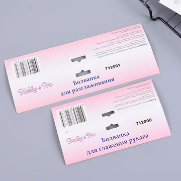 Header Folded Card, Custom Paper Folder Blister Header Card With ...