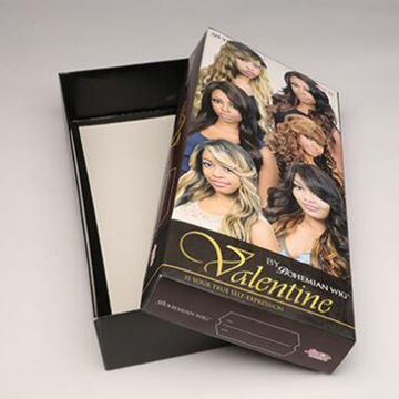 Buy Wholesale China Custom Luxury Wig Packaging Box Art Paper Hair ...