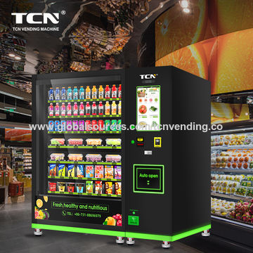 China TCN Automatic Salad Vegetable and Fruit Smart Vending Machine ...