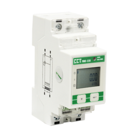 Cet 220~240v 45~65hz Din Rail Mounted 8 Digit Lcd Single Phase Power ...