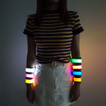 Buy Wholesale China Led Armbands Slap Bracelets Wristbands Flashing ...