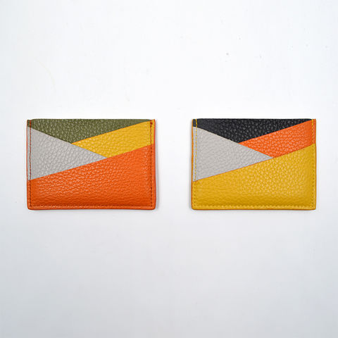 Buy Wholesale China Colorful Card Holder Made Of Italy Adria Leather ...