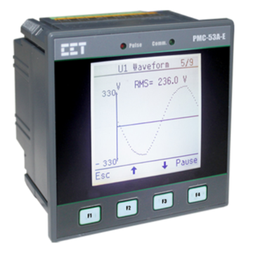 CET PMC-53A-E DIN Rail 3 Phase Multi-Functional Ethernet RS485 Energy Meter With 10-Year ...