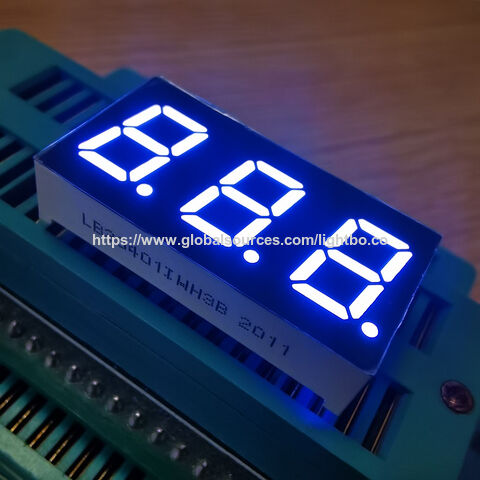 Buy Wholesale China Ultra White 7-segment Led Display, Common Anode, Three-digit 0.4-inch For ...