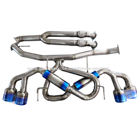 Factory Full Titanium Exhaust System for Nissa n GTR R35 09-14 Auto ...