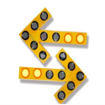 China Solar traffic arrow apparent shell warning flashing lights for ...