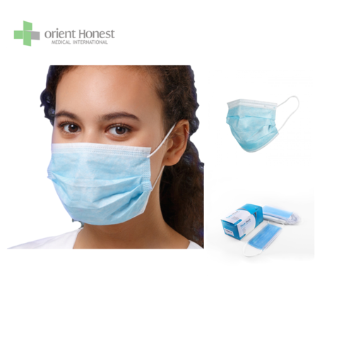 Medical mask earloop, for hosppital 3 ply , BFE>95%, medical 3 layers ...