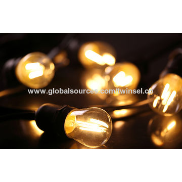 China E27/E26 Sockets Commercial Grade LED String Lights RGB ...