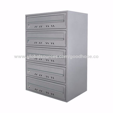 Buy Wholesale China Apartment Mailbox Steel Letter Multi-unit Door ...