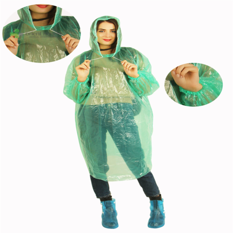 Disposable raincoat, CE FDA ISO certification , Colorful design ...