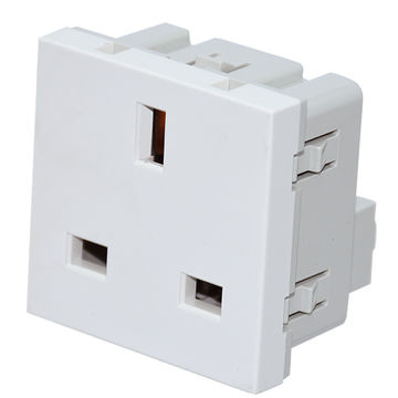 250v/13a Uk Power Socket Module, Nepci Xjy-qb-30 British 45x45 Power ...
