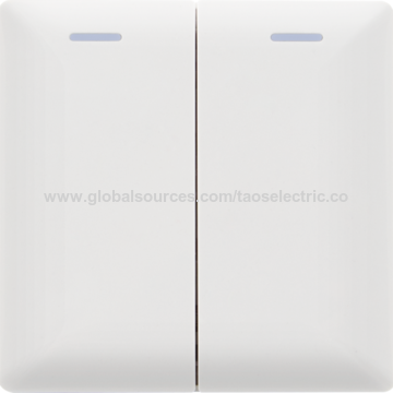 Smart wall switch,2 Gang smart wall switch(L/N),wi-fi, Clean energy ...