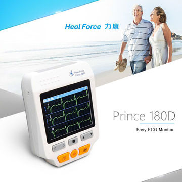 Buy Wholesale China Heal Force Easy Ecg Monitor Data Storage 3600 Or 30 ...