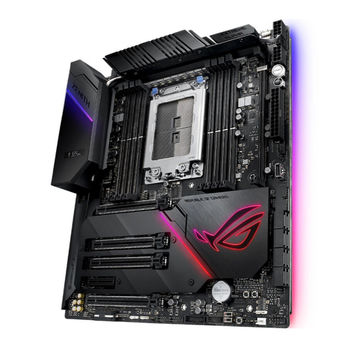 (ROG) ZENITH II EXTREME ALPHA motherboard Design 3D drawing board TRX40 ...