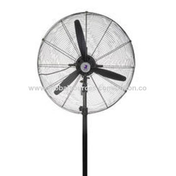 30" metal industrial stand fan with heavy basic durable design ...