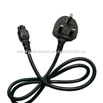 AC Power Cord, UK Power Cord 13A C5 Power Cord 2M BS Approved UK Plug ...