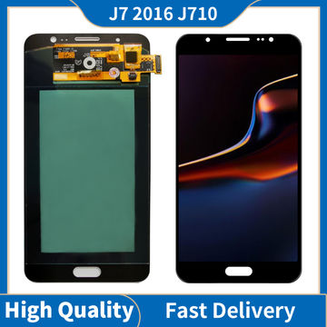 Super AMoled LCD For Samsung J7 2016 J710 OLED Display Touch Screen Digitizer Replacement, For ...
