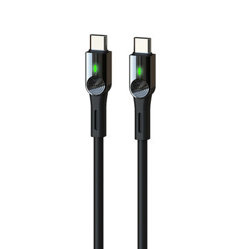 China Zinc alloy LED light cable 3a 5a high speed charging data pd ...