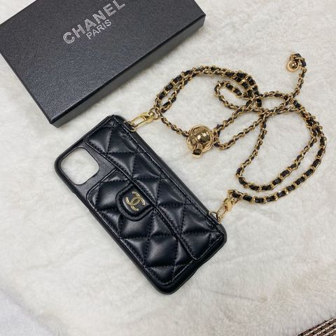 Buy Wholesale China Black Pu Leather Phone Case For Channel Crossbody ...