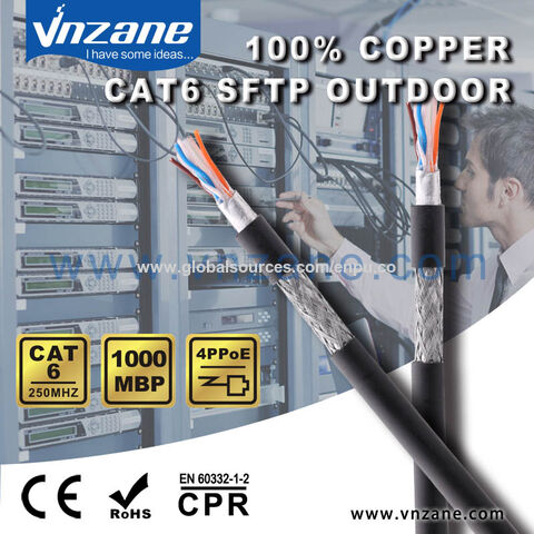 Buy Wholesale China Cat6 Sftp Waterproof Outdoor Cable 23awg & Outdoor ...