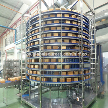 Buy Wholesale China Spiral Cooling Conveyor System Room With Air-cooled ...