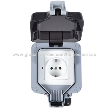 Outdoor socket EU standard Wireless remote Control Wifi Smart Outdoor ...