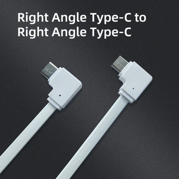 Buy Wholesale China Right Angle Type-C to Type-C Cable,Flat Type-C USB ...