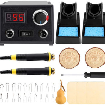 China 20 tips Professional Pyrography Tool Kit 60W Digital Adjustable ...