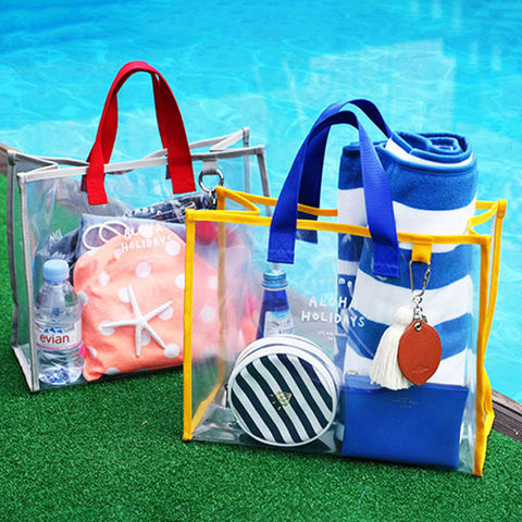 Buy Wholesale China Summer Crystal Waterproof Swimming Handbag Tote Pvc ...
